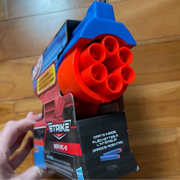 Hasbro | Toys | Hasbro Nerf Gun Alpha Strike Boa Rc6 Rotating Drum ...